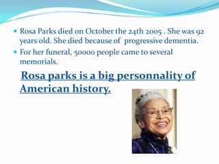 Rosa parks2 | PPTX