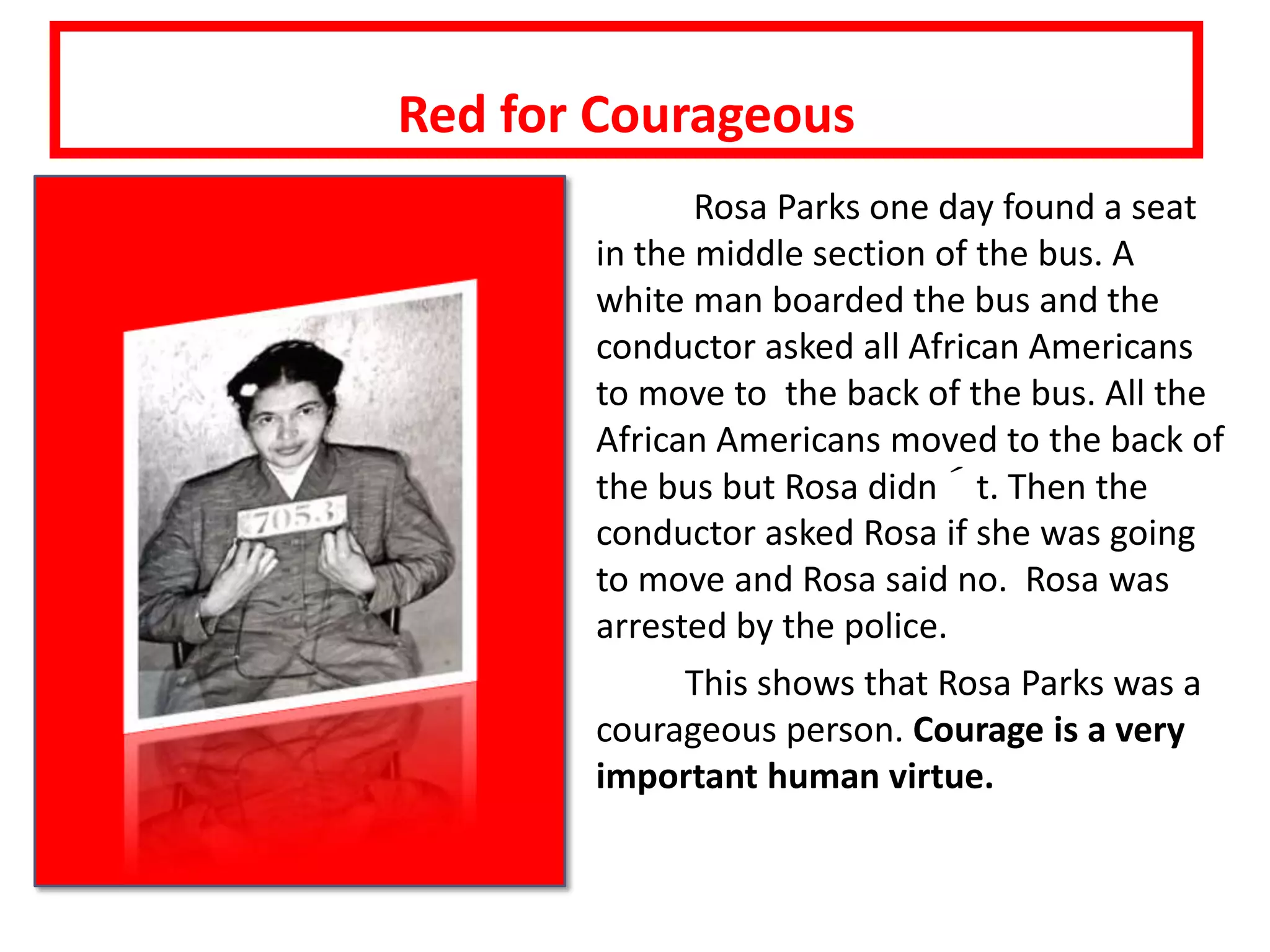 Courage Project Rosa Parks | PPT