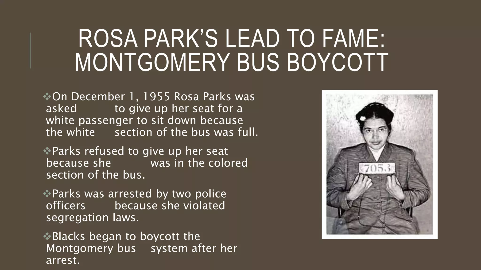 Rosa parks ppt | PPTX