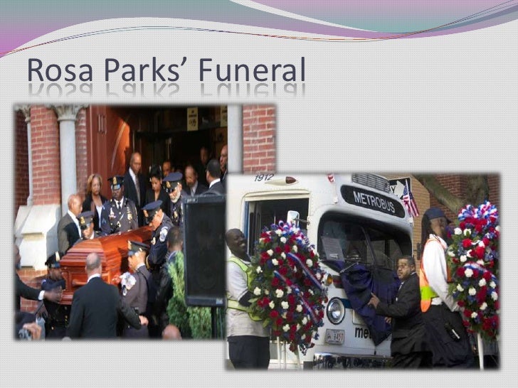 Rosa Parks Funeral Pictures