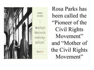 Rosa parks & the montgomery bus boycott | PPT
