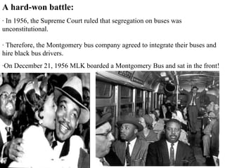 Rosa parks & the montgomery bus boycott | PPT