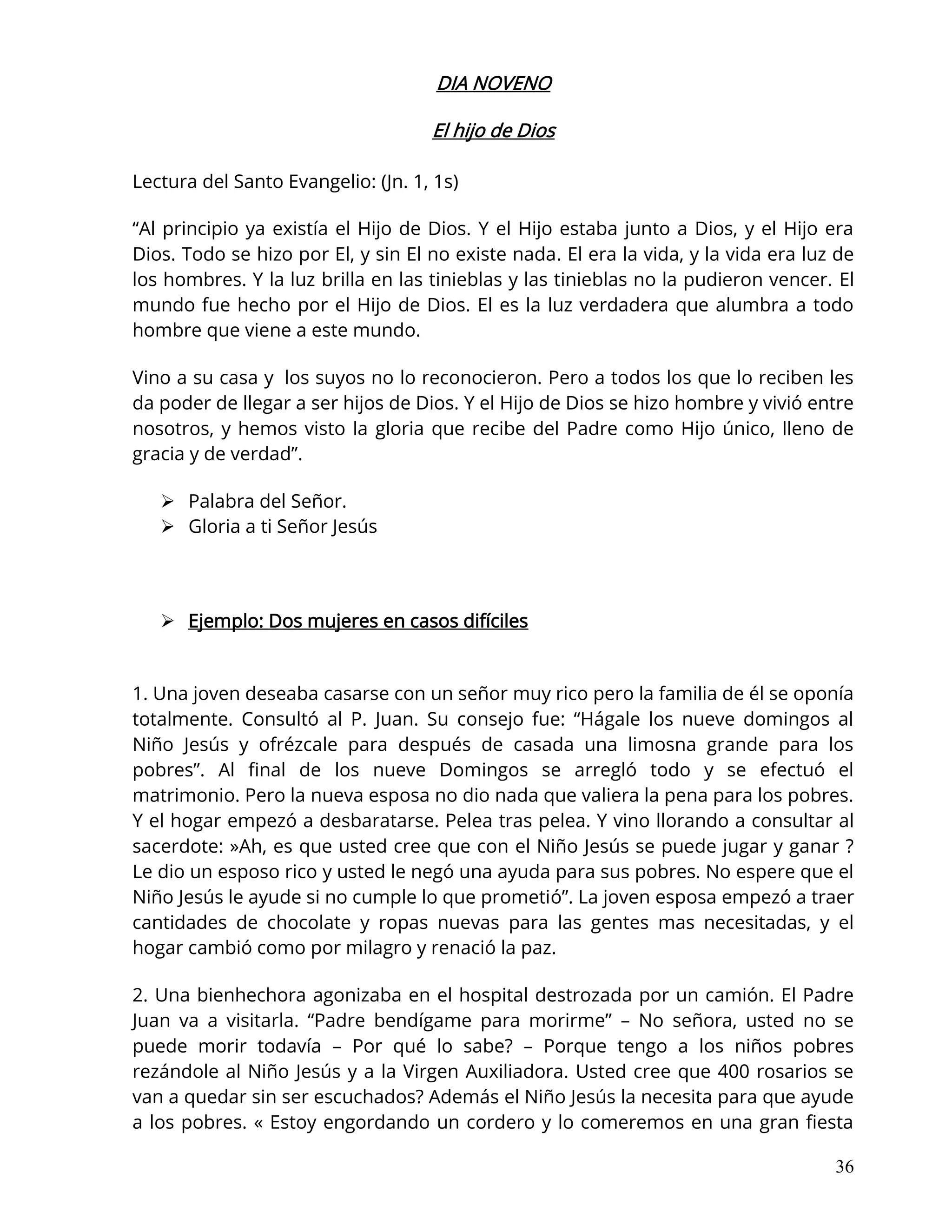 Rosario Divino Nino Pdf
