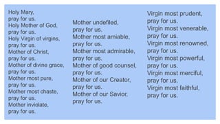 Most Holy Rosary of our Mother Mary | PPTX