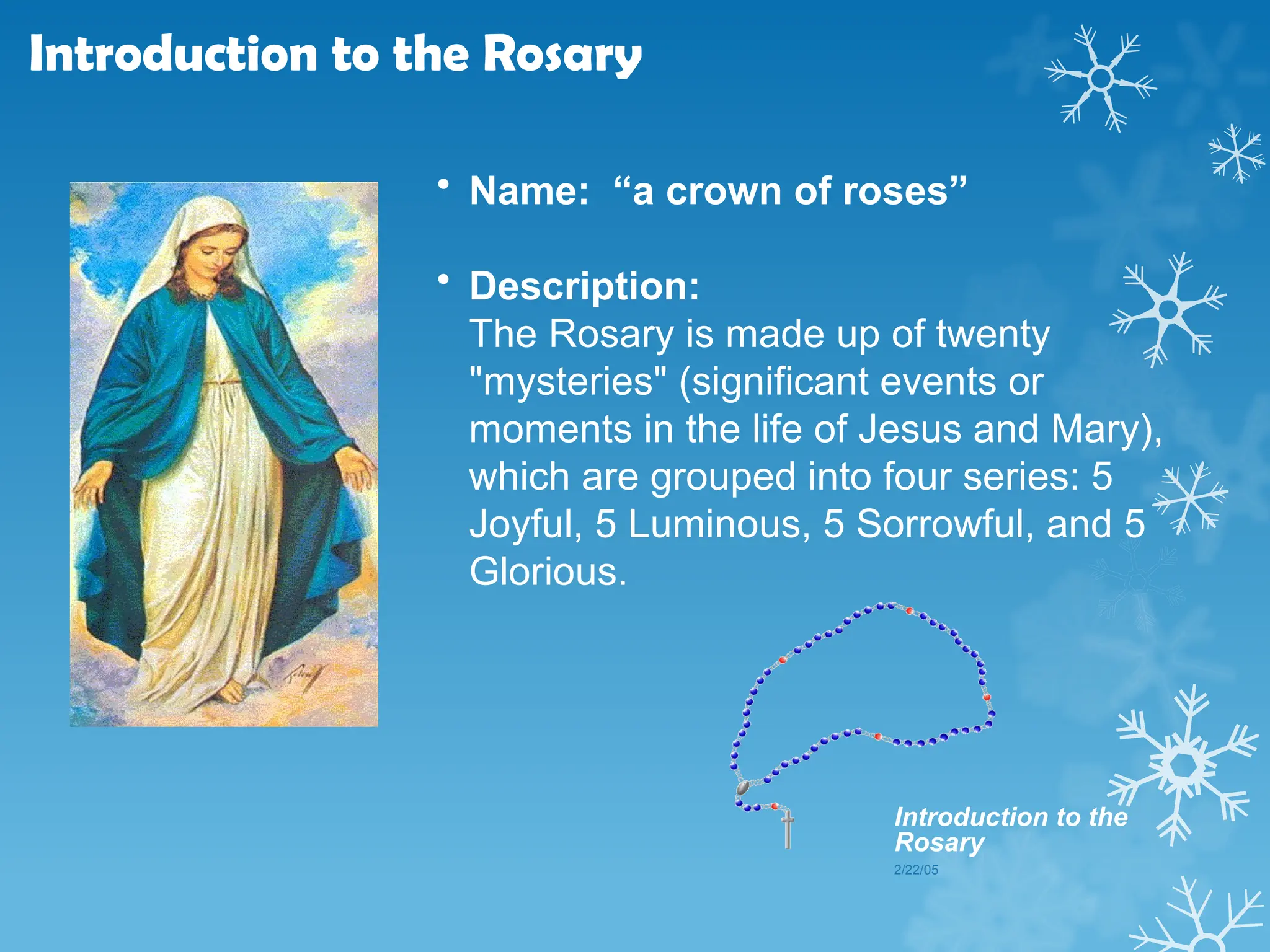 rosary, Theology 3 College Presentation pptx | PPT
