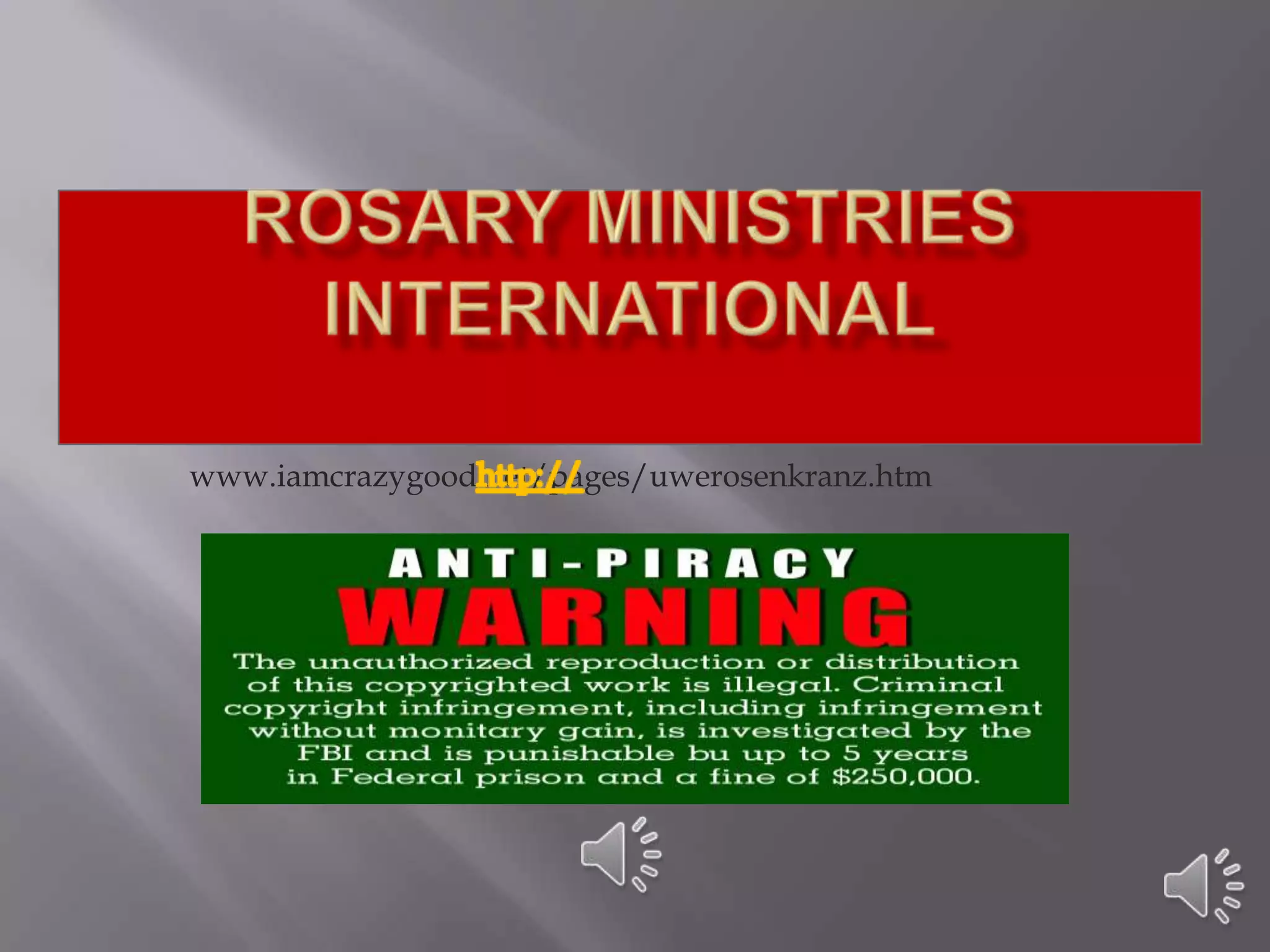 Rosary Ministries International | PPT