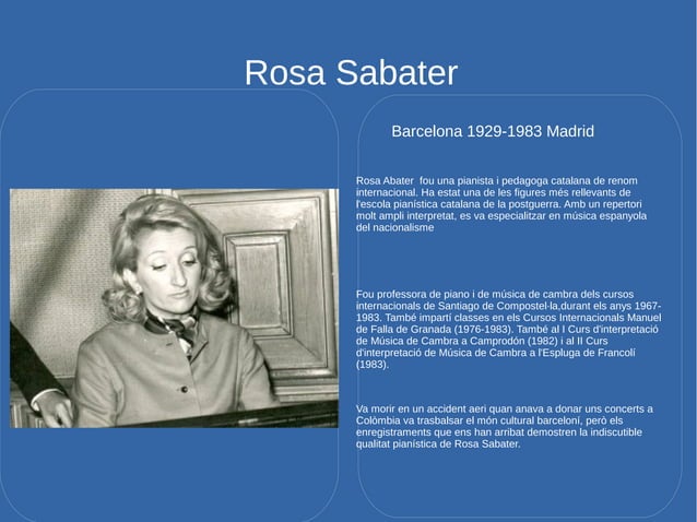 Rosa sabater | PPT