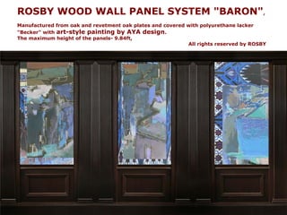 ROSBY branded wood wall panel systems. | PPT