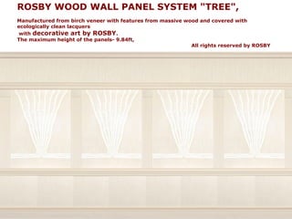 ROSBY branded wood wall panel systems. | PPT