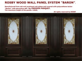 ROSBY branded wood wall panel systems. | PPT