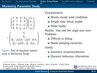 Dimensioning of a Furling System for a Small Wind Turbine | PDF
