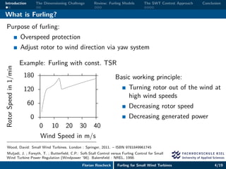 Dimensioning of a Furling System for a Small Wind Turbine | PDF