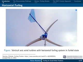 Dimensioning of a Furling System for a Small Wind Turbine | PDF