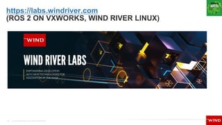 ROS2 on VxWorks - Challenges in porting a modern, software framework to ...