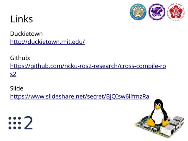 Realtime autonomous car for studying and ROS2 cross compiling | PDF