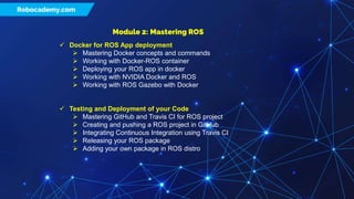 ROS_Course_Syllabus learning path for operating system | PPT