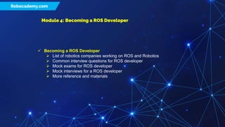 ROS_Course_Syllabus learning path for operating system | PPT