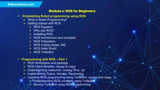 ROS_Course_Syllabus learning path for operating system | PPT