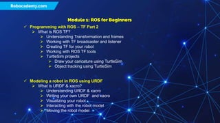 ROS_Course_Syllabus learning path for operating system | PPT