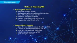 ROS_Course_Syllabus learning path for operating system | PPT