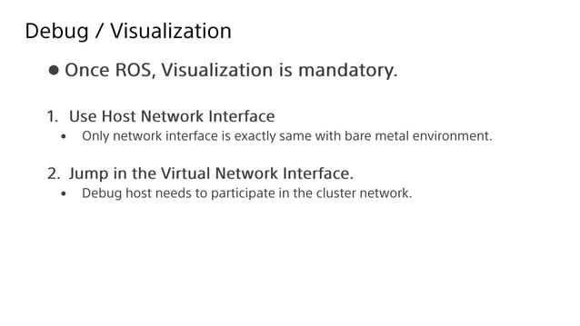 ROS/ROS2 Distributed System with Kubernetes | PPT