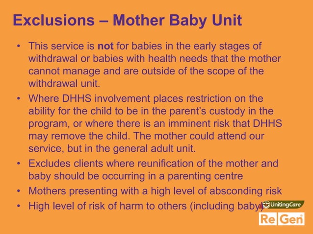 Curran Place Adult & Mother Baby Withdrawal Service (08/06/17) | PPTX ...