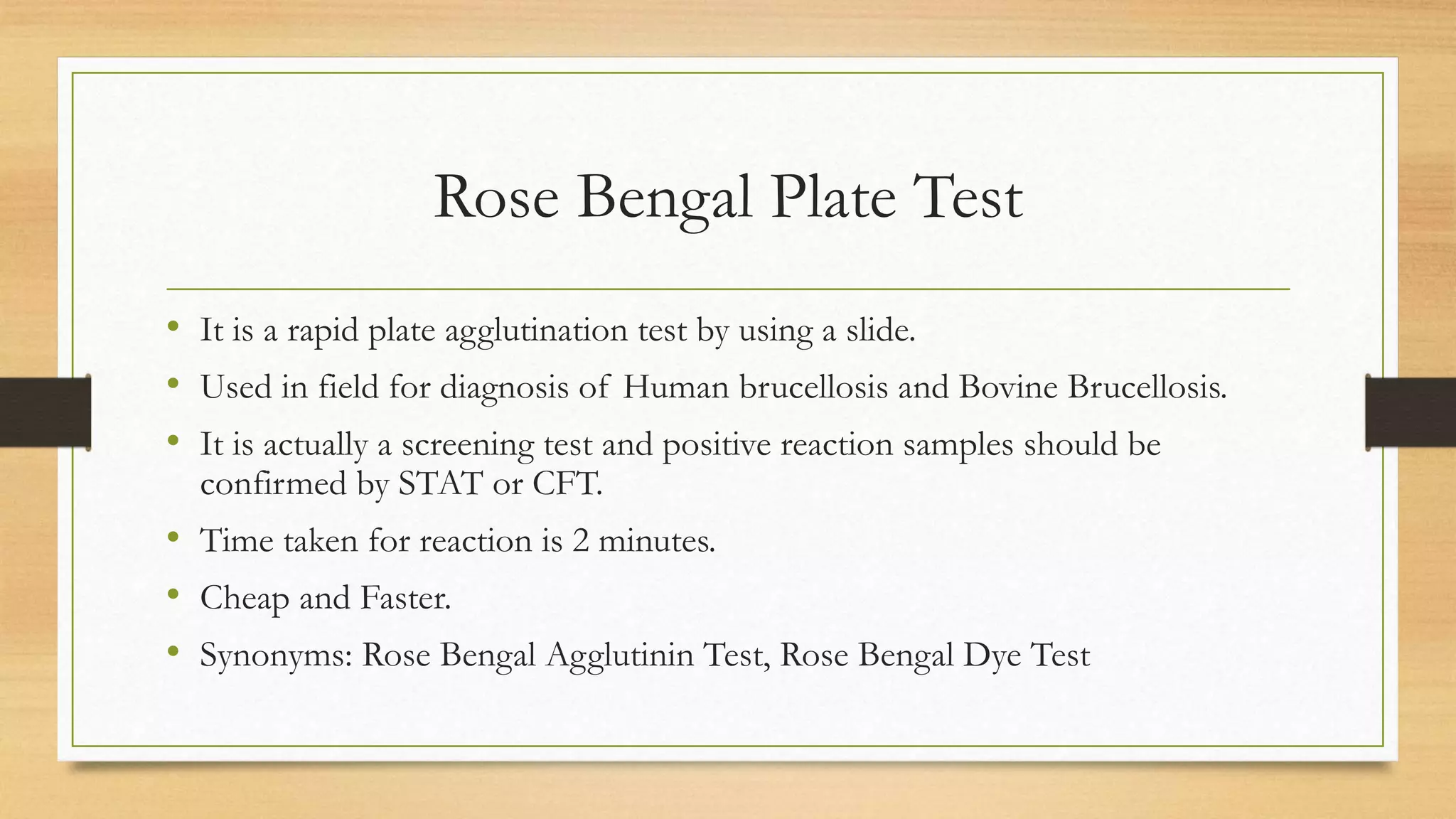 Rose bengal plate test | PPTX