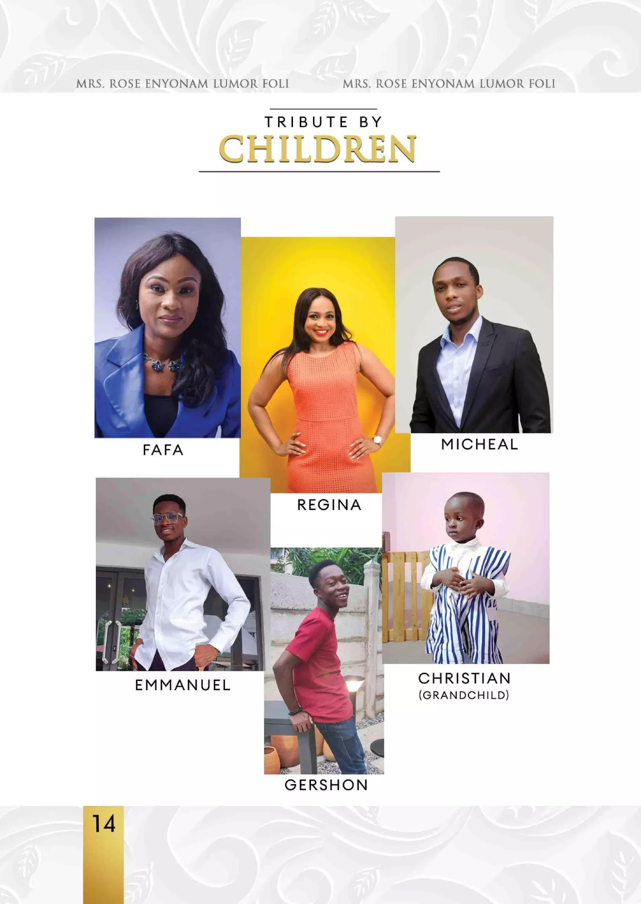 ROSE ENYONAM LUMOR FOLI FUNERAL BROCHURE | PDF