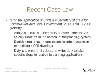 Is air quality taken seriously in planning decisions? - Rose Grogan | PDF
