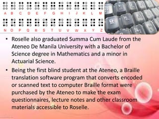 Roselle Ambubuyog as Inspirational person | PPTX