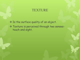 Line, Shape, Form, Space, and Texture | PPT