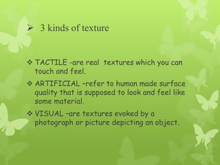 Line, Shape, Form, Space, and Texture | PPT