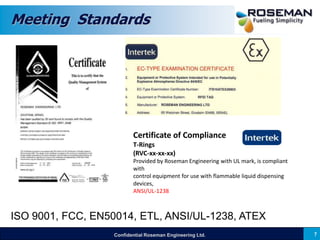 Roseman Fueling Solution For Vehicle Fleets 2012 | PPTX