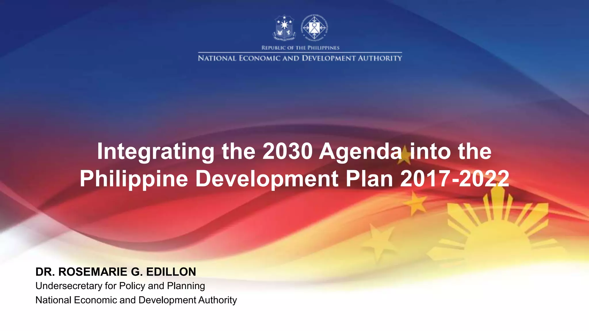 Integrating the 2030 Agenda into National Strategies – The Experience ...