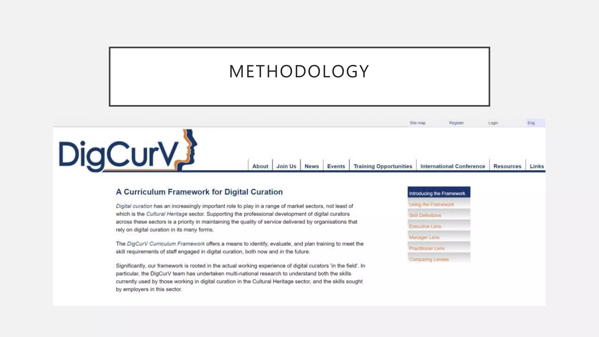 Rosemary Lynch: the DigCurv Curriculum Framework | PPTX