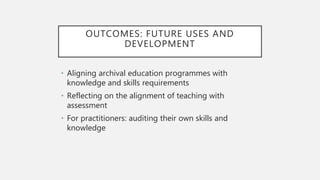 Rosemary Lynch: the DigCurv Curriculum Framework | PPTX