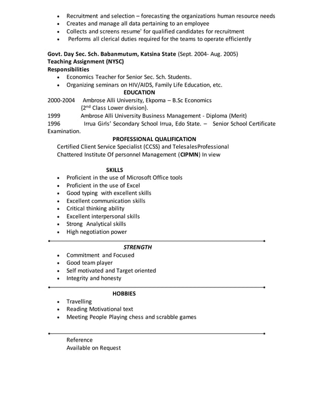 Rosemary momoh cv doc1 | PDF