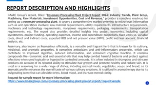 Rosemary Processing Plant Project Report.pptx