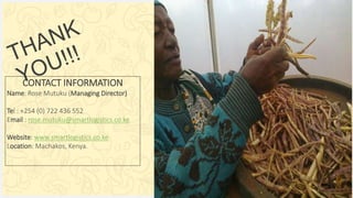 Briefing 58; Rose Mutuku:- Opportunities in added-value products in ...