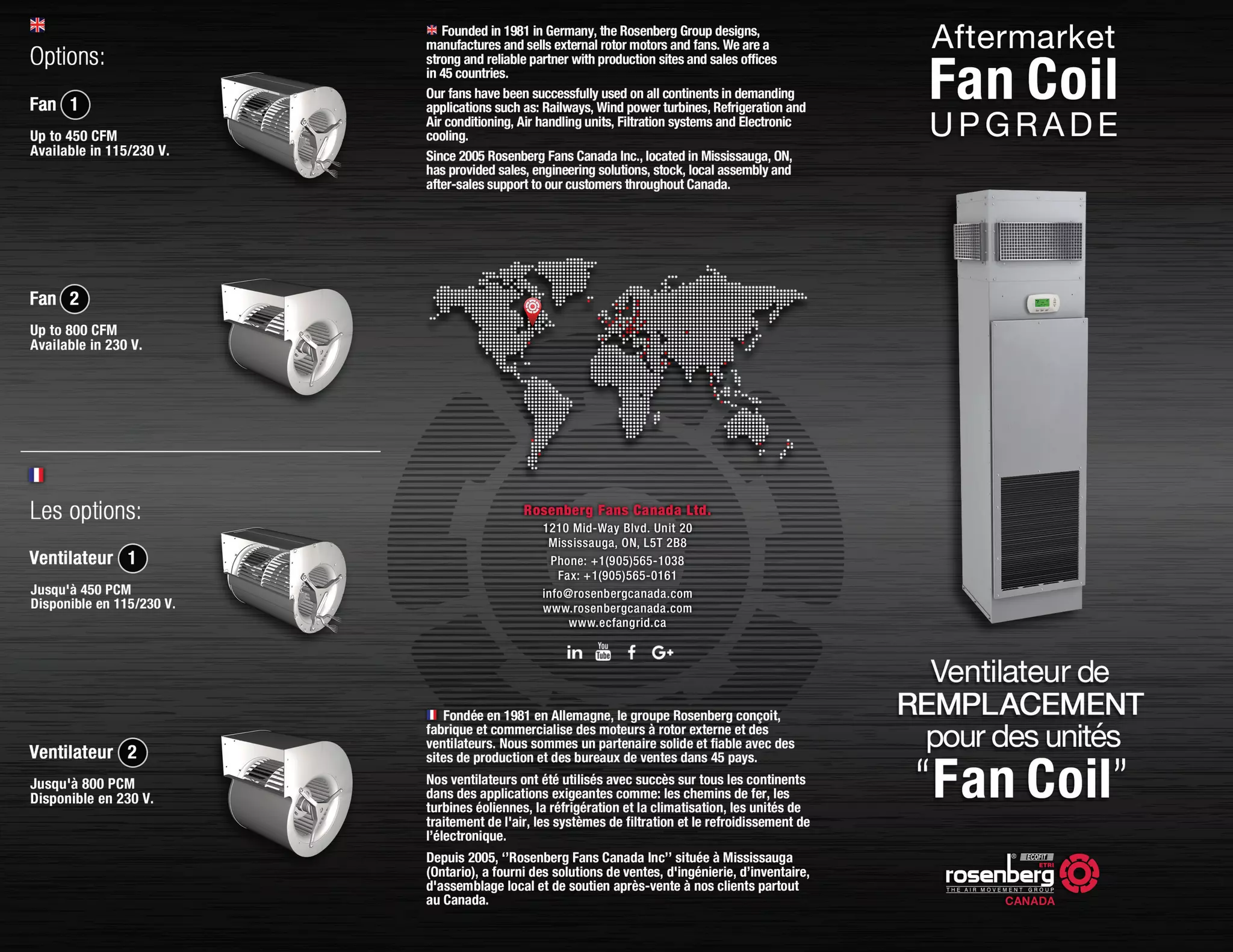 Aftermarket Fan Coil upgrade (English/français) | PDF
