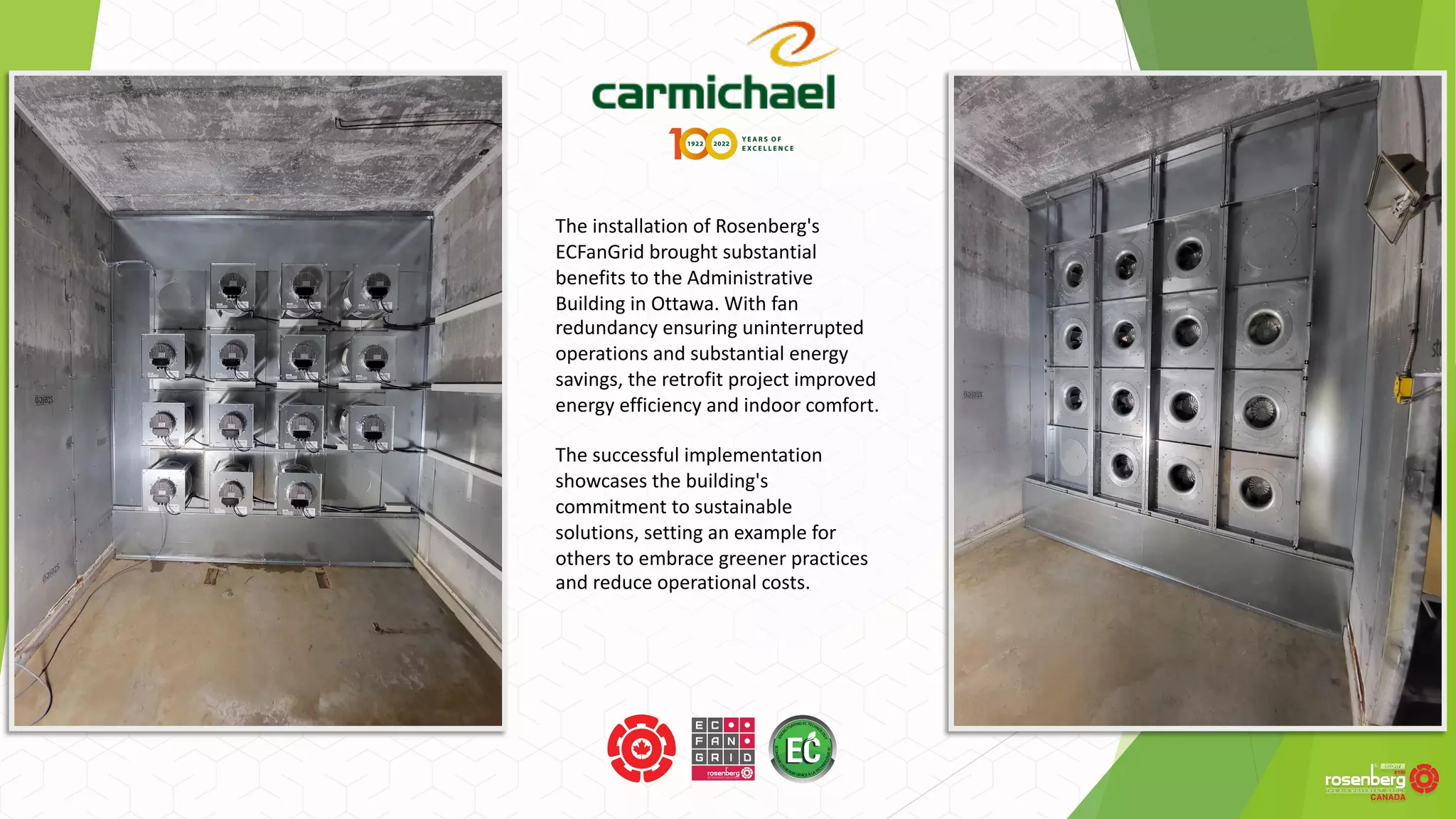 Rosenberg Canada & Carmichael Ottawa; HVAC Retrofit Project | PDF