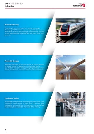 Rosenberg's OEM Fans for transformer cooling. | PDF