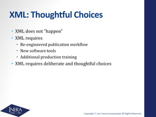 Rosenblum Workflow Choices Introducing XML | PPT