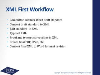 Rosenblum Workflow Choices Introducing XML | PPT