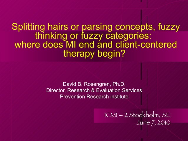 Rosengren fuzzy thinking or fuzzy logic | PPT