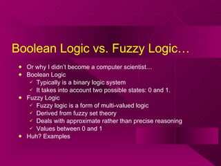 Rosengren fuzzy thinking or fuzzy logic | PPT
