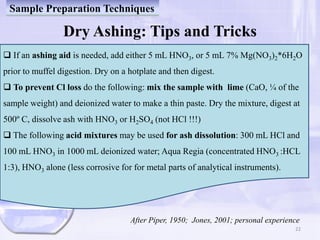 Elemental Analysis of Plant Material | PPT