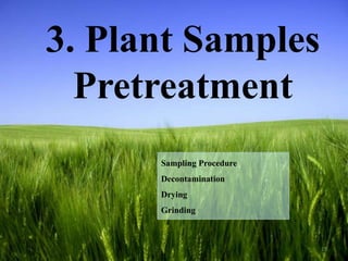 Elemental Analysis of Plant Material | PPTX