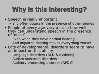 Outreach Sept 2018: Stuart Rosen | PPTX