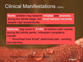 Roseola infantum | PPT